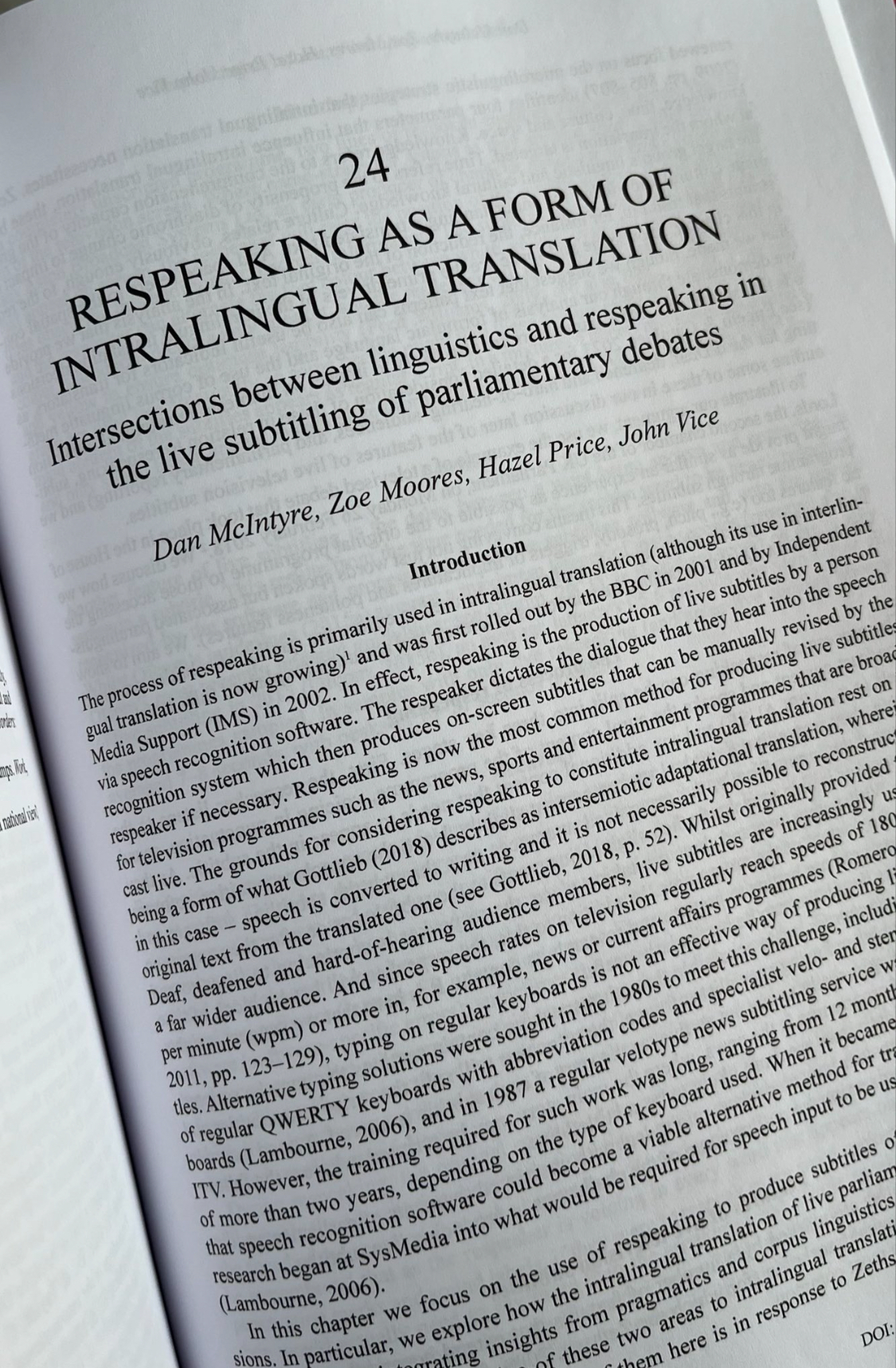 Hazel Price on the subtitling of parliamentary debates | English ...