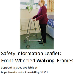 Towards Safer Use Of Walking Frames - Safer Use Of Walking Frames